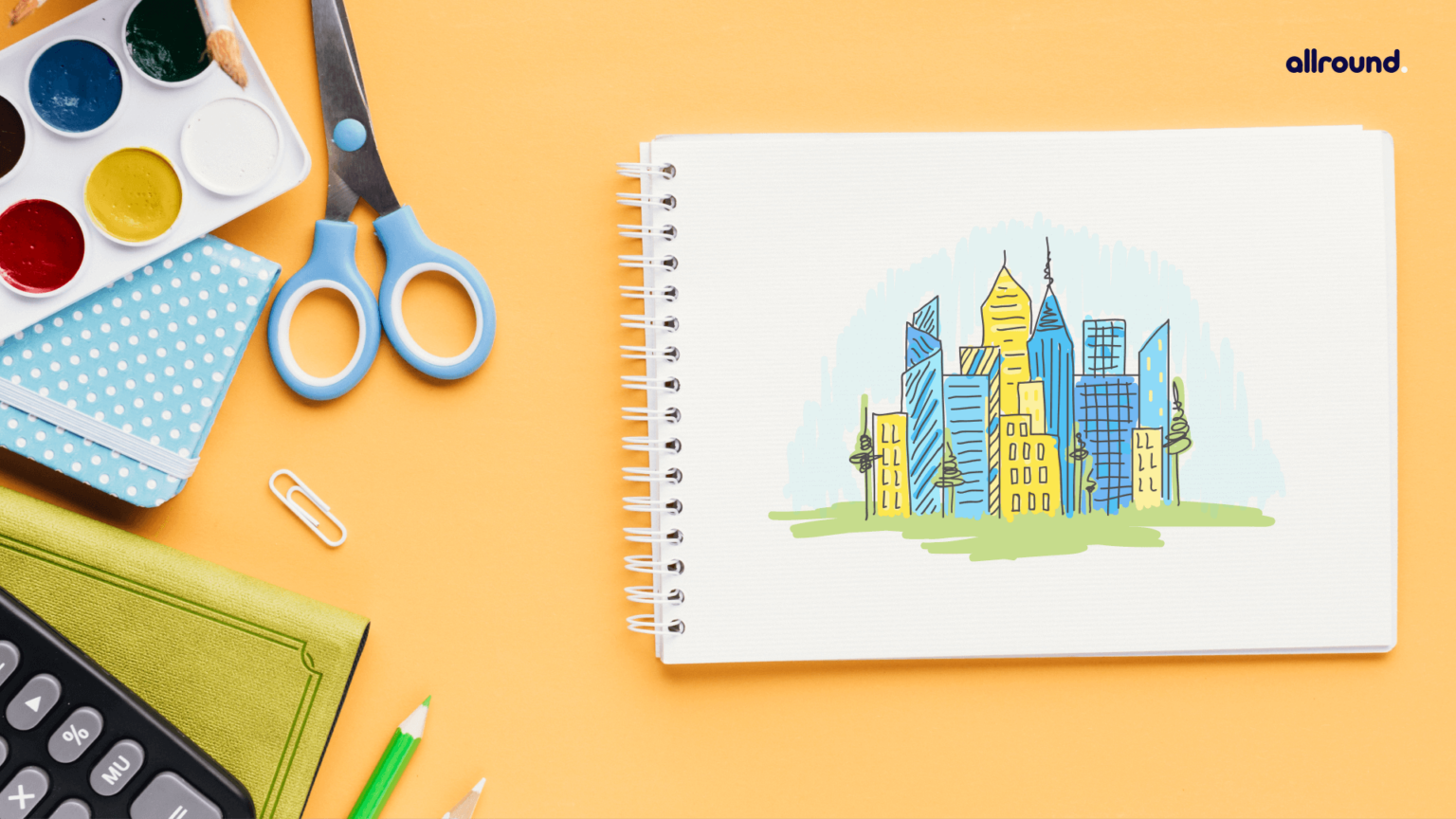 How to draw a city? - Step by Step Drawing Guide for Kids